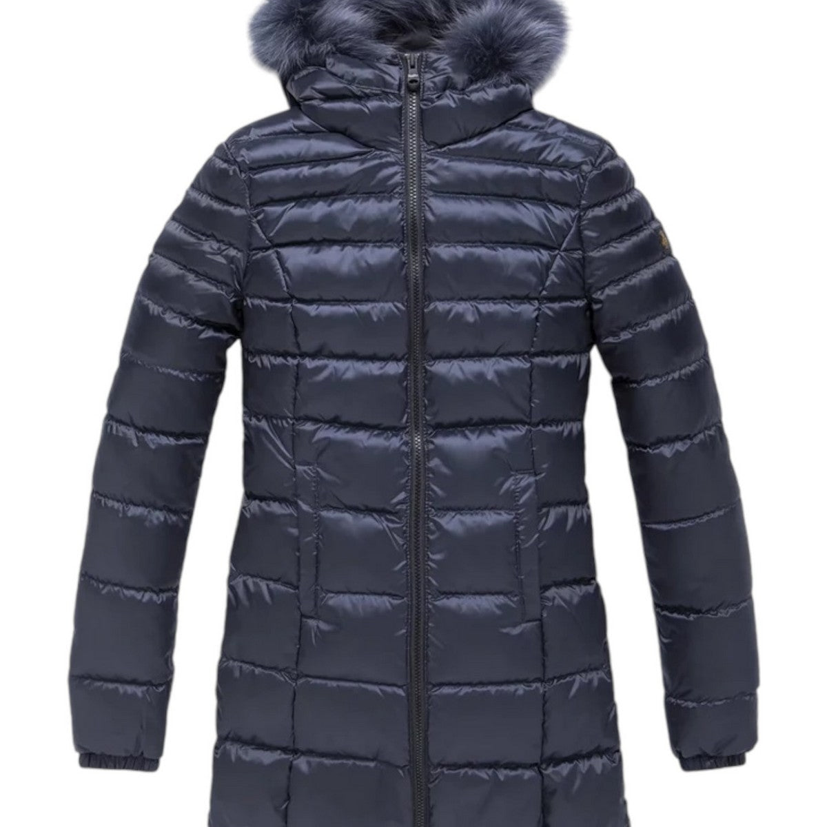 REFRIGIWEAR Piumino Donna Long mead fur jacket W98118 RA0035 F03700 Bl – Stilato